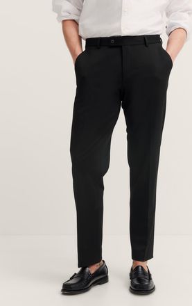 Bugatti Herren Anzughose Jersey-Artikel mit Stretch