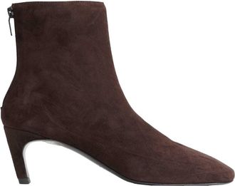 Toteme Soft Suede Ankle Boots