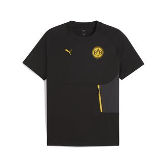 Puma Borussia Dortmund PUMATECH T-Shirt mit Tasche Herren, Accessoires, Schwarz, S