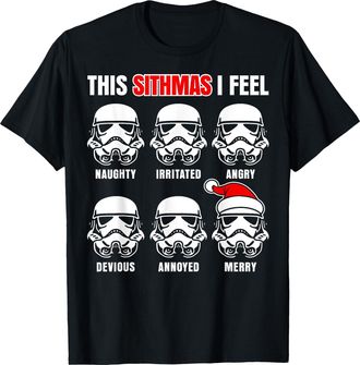 Star Wars Stormtrooper Sithmas Emotions Weihnachten T-Shirt