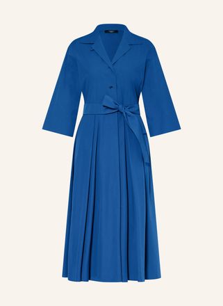 Max Mara Weekend Max Mara Hemdblusenkleid Padana Mit 3/4-Arm blau