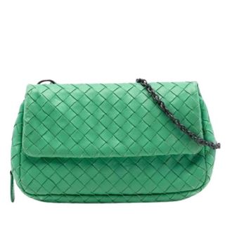 Bottega Veneta Pre-owned Gewebte Umh&auml;ngetasche - - Pre-owned - Damen - Gr&uuml;n - ONE SIZE
