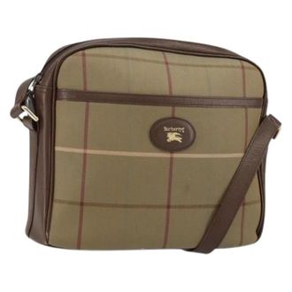Burberry Pre-owned Canvas Schultertasche - - Pre-owned - Damen - Beige - ONE SIZE
