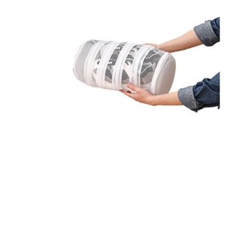 Generic 3 St&uuml;ck Netz-W&auml;schebeutel, Waschmaschine, Schuhe, Tasche, Reisetaschen, kompatibel mit verformungssicherem Schutzkleidungs-Organizer(Round-white)