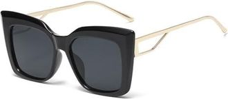 Generic Lunettes De Soleil Tendance &Agrave; Monture M&eacute;tallique D&eacute;corative Et Large For Hommes Et Femmes, Id&eacute;ales For Les F&ecirc;tes, Les Vacances Et Les S&eacute;ances Photo En