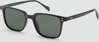 Mango Lunettes de soleil monture rectangulaire noir - Homme - Taille unique - MANGO MAN