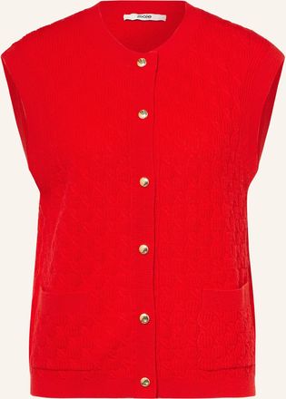 Maje Strickweste rot