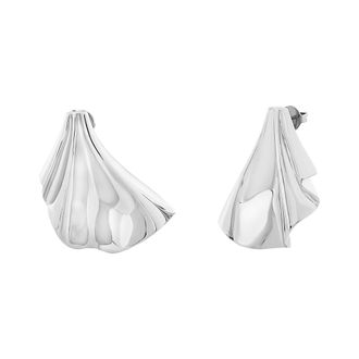 Breil Juwel BREIL Sammlung PLISSE, OHRRINGE aus DAMEN in SILBER UND EDELSTAHL Farbe SILBER messen EINZIGARTIG - TJ3551