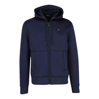 Blauer Veste zipp&eacute;e en polaire scuba Colby avec capuche - Homme - Sweatshirts et sweats &agrave; capuche - Bleu - Taille: L