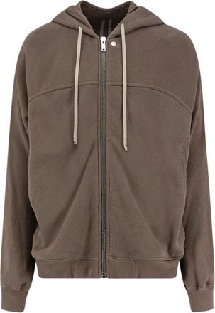 Rick Owens Homme, Sweatshirts et sweats &agrave; capuche, Brun, Taille: M Sweat &agrave; capuche zipp&eacute;