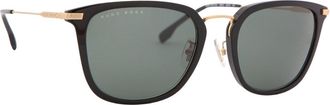 HUGO BOSS Quadratisch-Sonnenbrille f&uuml;r Herren (Schwarz)