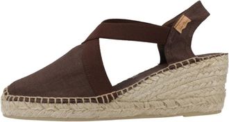 Toni Pons Femme, Chaussures, Brun, Taille: 38 EU TER Espadrilles Compens&eacute;es