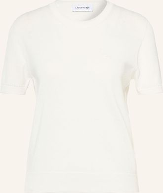 Lacoste Strickshirt weiss