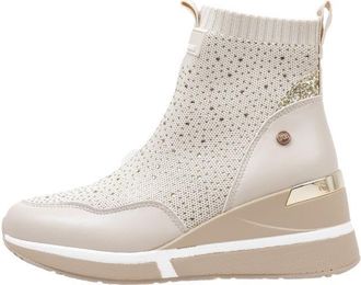 Xti Damen 141701 Gekn&ouml;pfte Hausschuhe, beige, 40 EU