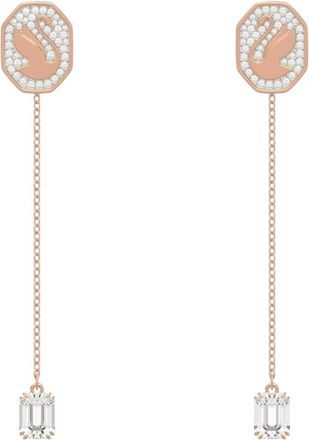 Swarovski Signum Drop Earrings - - Accessories - Damen - Rosa - ONE SIZE
