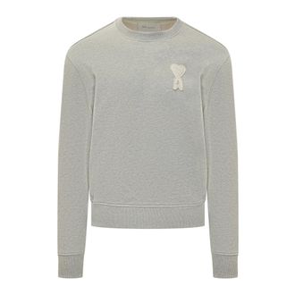 Ami Homme, Sweatshirts et sweats &agrave; capuche, Gris, Taille: L De Coeur SweaT-shirt