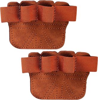 Generico Faltbar, multifunktionale Vier-Finger-Schutzhandschuhe, elastische Fitness-Handschuhe, Trainingsgriffpolster, Gewichtheber-Zubeh&ouml;r, Trainingsunterst&uuml;t