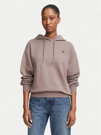 Calvin Klein Jeans Sweatshirt Monogram LV047G258G Dunkelbeige Regular Fit