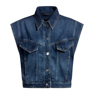 HUGO BOSS C Denim Vest 1.0 - - Jackets - Damen - Blau - L