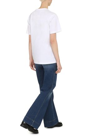 Burberry Logo-Printed Cotton T-Shirt - White