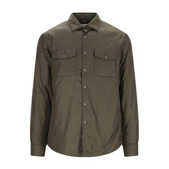 Aspesi Baumwoll-Milit&auml;rhemd - - Shirts - Herren - Gr&uuml;n - L