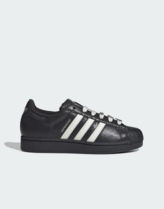 adidas Originals Superstar II - Baskets - Gris fonc&eacute; et blanc-Noir