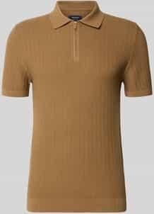 Mc Neal Poloshirt mit kurzem Rei&szlig;verschluss und Polokragen