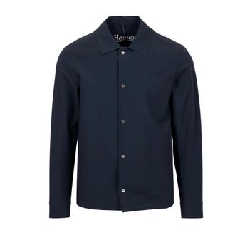Herno Essence Shacket - - Jackets - Herren - Blau - XL