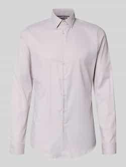 Jake*s Slim Fit Business-Hemd mit Kentkragen und extra langem &Auml;rmel