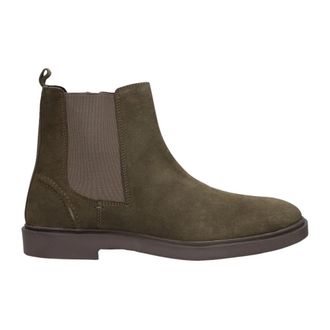 Stefano Lauran Herren Wildleder Chelsea Stiefel - - Shoes - Herren - Gr&uuml;n - 40 EU