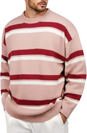 Generic Pull Laine Cachemire Homme Capuche Bleu Papa Alpaga Islandais Boutonn&eacute; Molletonn&eacute; Fashion Fit Message Lain&eacute;e Couple Suite Rembourr&eacute; Tricolore Anthraci