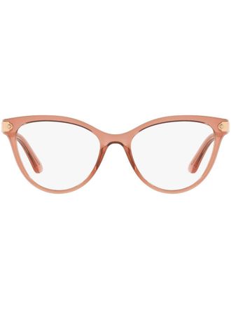 Dolce & Gabbana Eyewear lunettes de vue &agrave; monture papillon - Rose