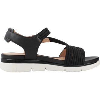 Stonefly Stonefly, Femme, Chaussures, Noir, Taille: 39 EU Sandales plates &eacute;lastiques