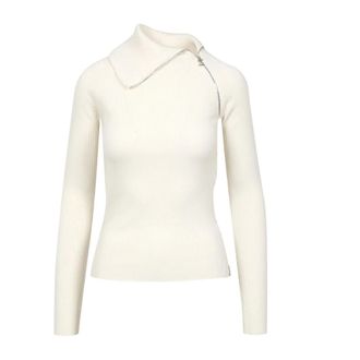 Sportmax Rollkragenpullover - - Knitwear - Damen - Wei&szlig; - S