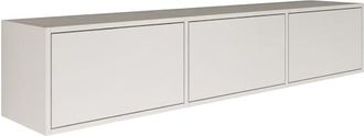Selsey TV Lowboard - Weiß Farbe Moderne Fernseher Kommode 150 x 30 x 30 cm (BxTxH) TV Unterschrank für Wohnzimmer Schrank mit Klappen Push to Open Lowboard H