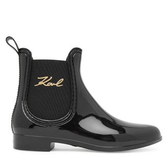 Karl Lagerfeld Gummistiefel KARL LAGERFELD Kalosh II KL94775 Schwarz