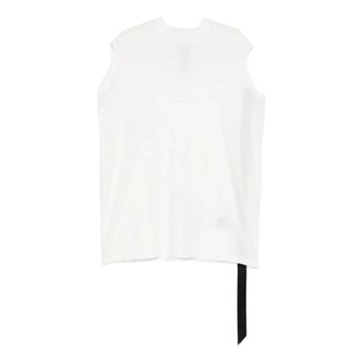Rick Owens Homme, Tops, Blanc, Taille: L Tarp Tank Top