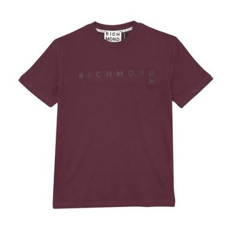 John Richmond T-shirt en jersey - Homme - Tops - Rouge - Taille: 2XL