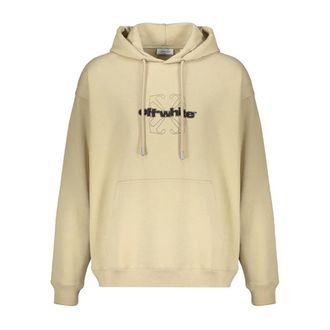 Off-white Logo Sweatshirt - - Sweatshirts & Hoodies - Herren - Beige - M