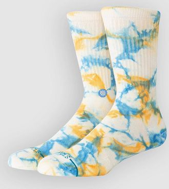 Stance Spotty Dye Crew Socks mango