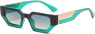 Generic Lunettes De Soleil Tendance &Agrave; Monture Fine For Hommes Et Femmes, Id&eacute;ales For Les Photos De Vacances, La Conduite, Le Sport Et Le Shopping.(Green)