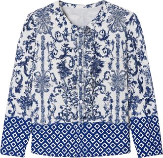 2-Biz Femme, Blouses et Chemises, Multicolore, Taille: 38 FR Wave Blouse