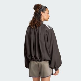 adidas Originals Sweatshirt ORIGINALS JACKE, SATIN, PLISSIERT (1-tlg)