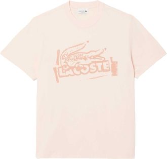Lacoste T-Shirt f&uuml;r Herren, Baumwolljersey (Orange)