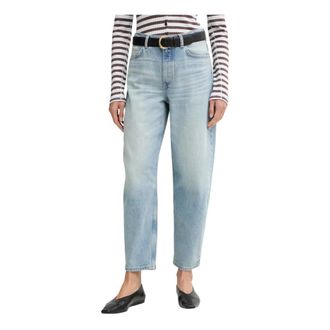 Marc O'Polo Lara Barrel Cropped Jeans - - Jeans - Damen - Blau - W29 L32