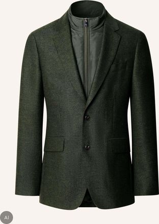 Hackett Sakko Wl Flan Twill W/Bib gruen