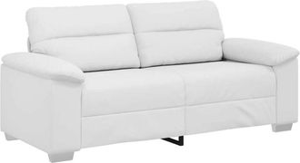 vidaXL 2-Sitzer-Sofa Wei&szlig; 140 cm Kunstleder vidaXL
