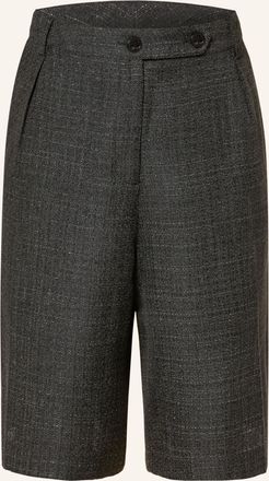 Mrs & Hugs Mrs & Hugs Tweed-Bermudas Mit Glitzergarn grau