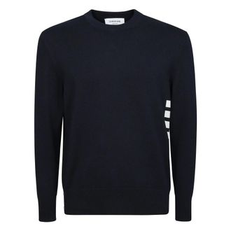 Thom Browne Klassisches Baumwollhemd mit Ripsband-Details - - Knitwear - Herren - Blau - M