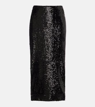 Emilia Wickstead Jupe crayon à sequins